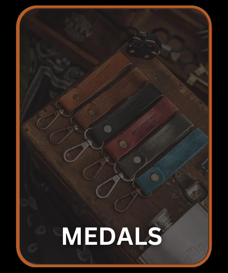 Medals ”Add to order” – Rusty leather c