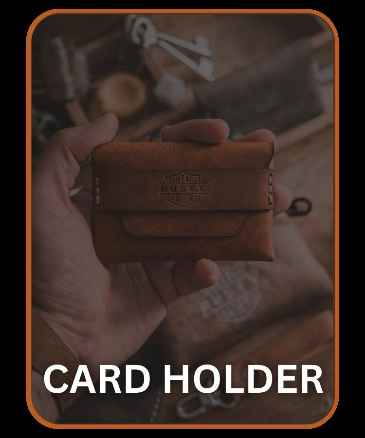 Card Holder – Rusty leather c